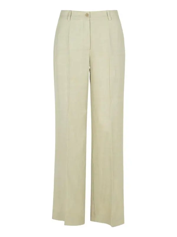 P.a.r.o.s.h Logo Straight Trousers - Nude