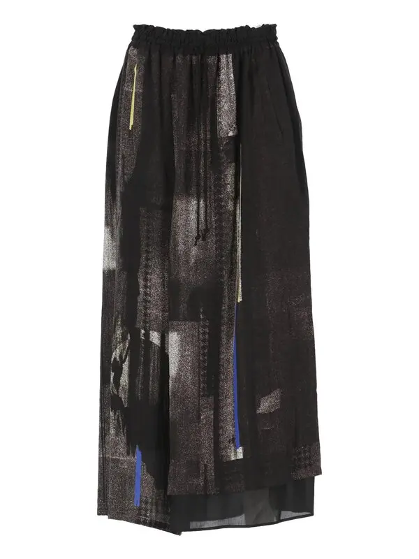 Y’s Oversized Drawstring Pants - Black
