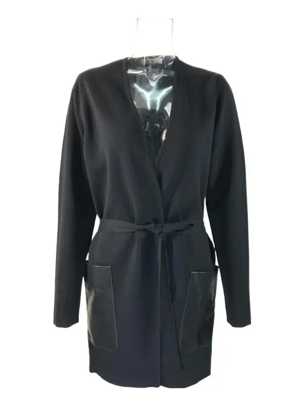 Max Mara Belted Cardigan With Double Pockets - No