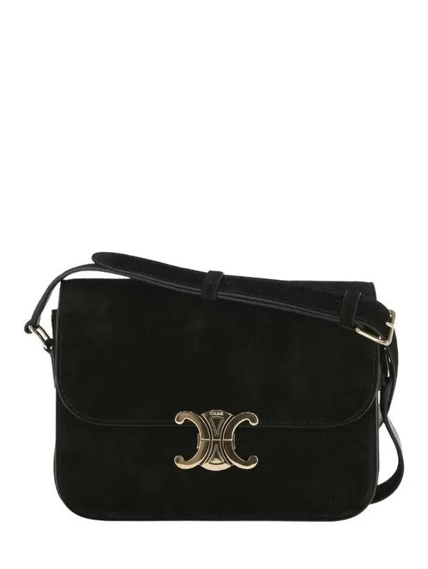 Celine Flip Shoulder Bag - Black