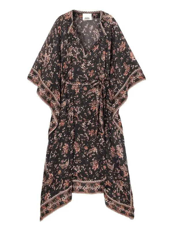 Isabel Marant Étoile Amira Printed Dress - Black