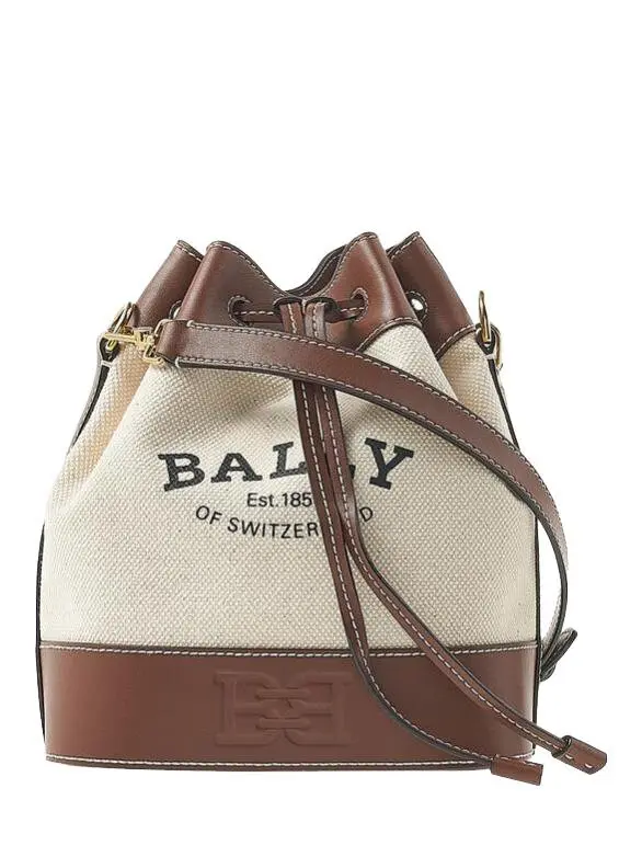 Bally Logo Bucket Shoulder Bag - Multicolor