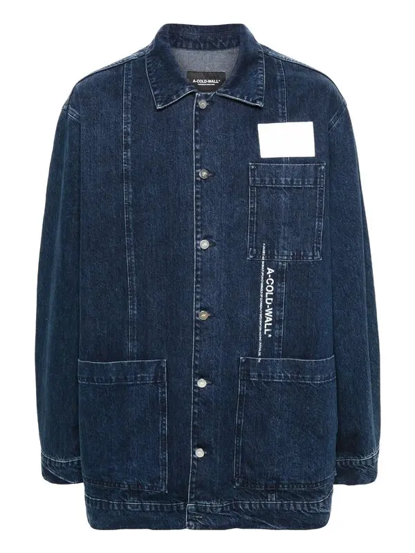 A-COLD-WALL* Discourse Chore Denim Jacket - Blue