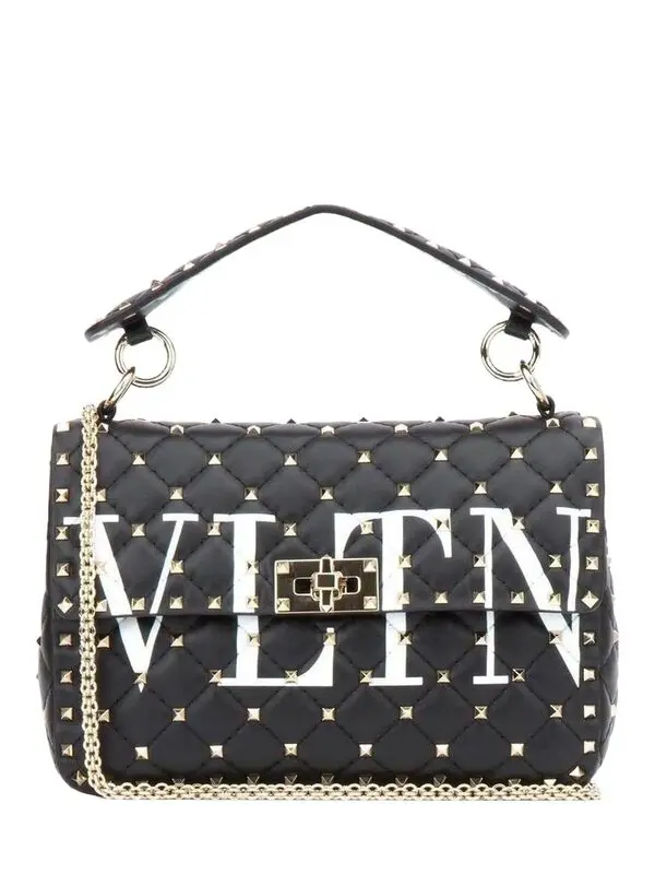 Valentino Garavani Vltn Rockstud Spike Bag - Black
