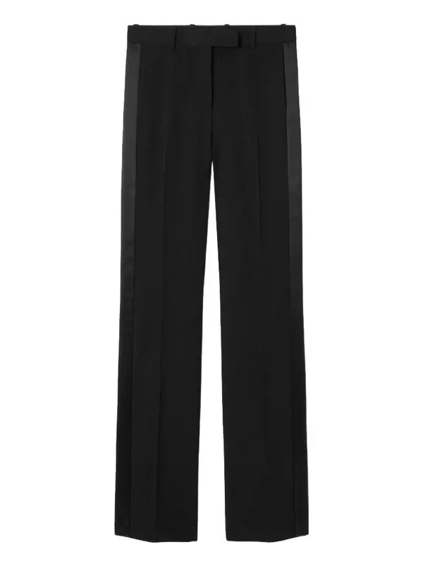 Versace Pleated Tailored Trousers - Black
