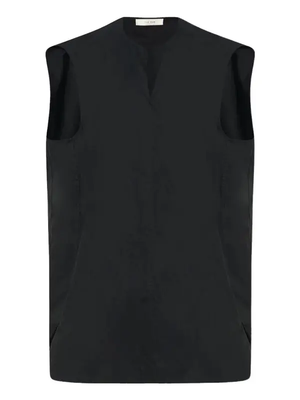 THE ROW Owen Sleeveless Top - Black