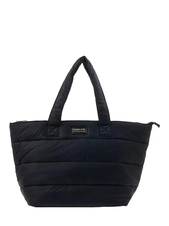 Barbour Quilted Tote Bag - Black