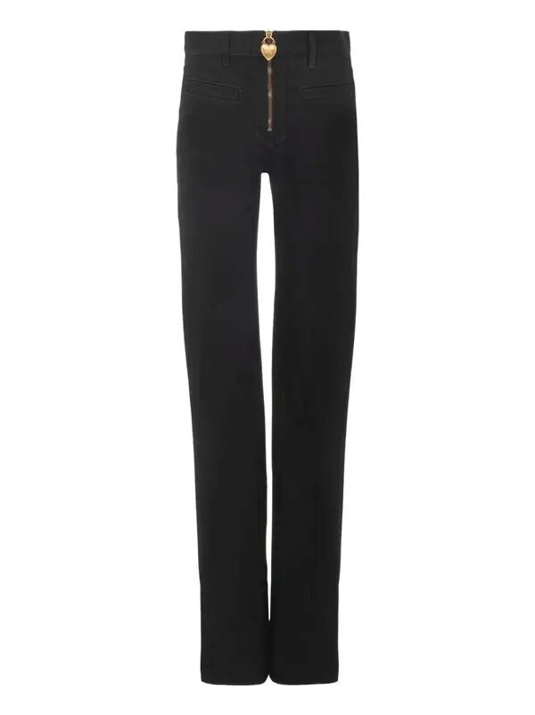 Chloé Slim Jeans With Buckle Detail - Black
