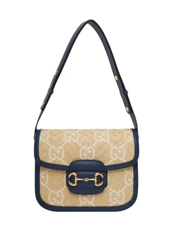 Gucci Horsebit 1955 Shoulder Bag - Nude