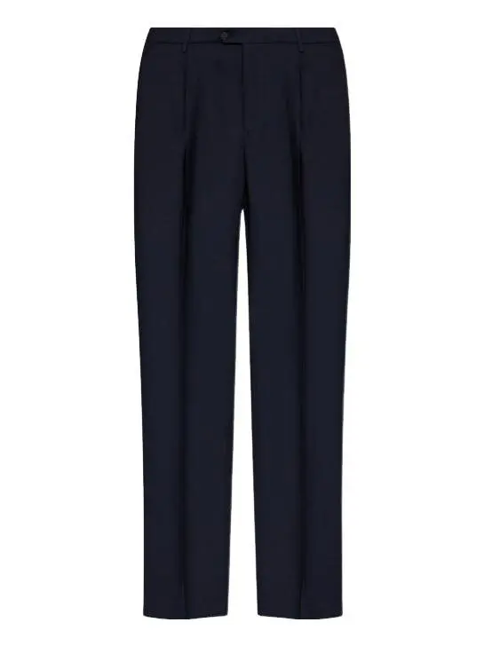 Etro Pleated Tailored Trousers - Black