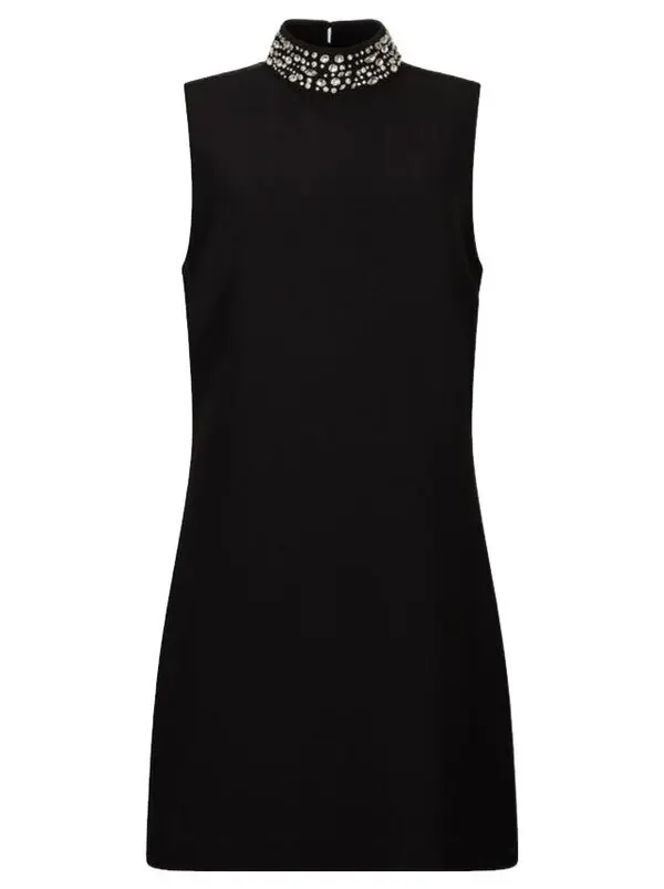 Liu Jo Embellished A-line Mini Dress - Black