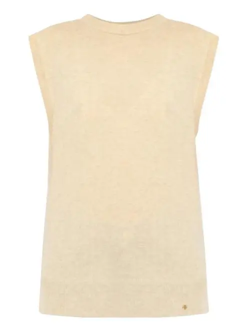 ANINE BING Ronan Knit Vest - Nude