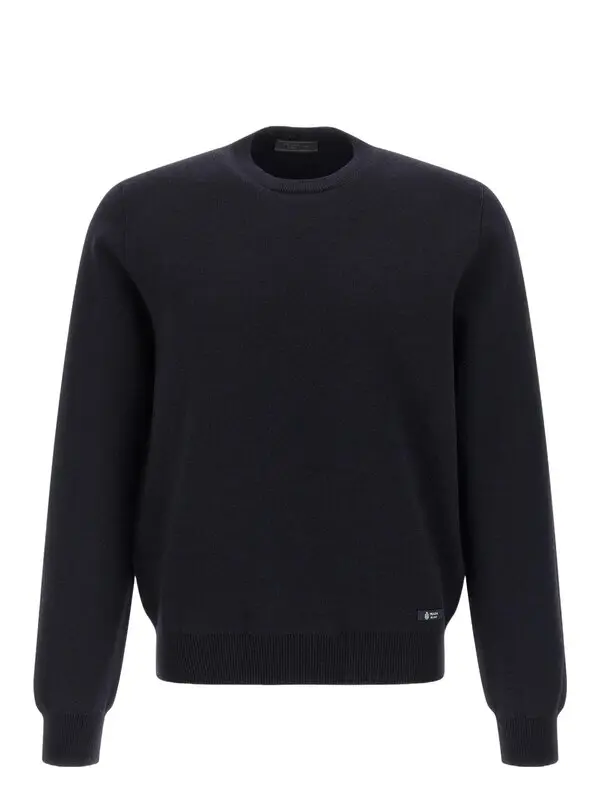 Prada Long-sleeved Crewneck Jumper - Blue