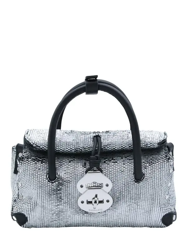 ZANELLATO Turnlock Shoulder Bag - Black