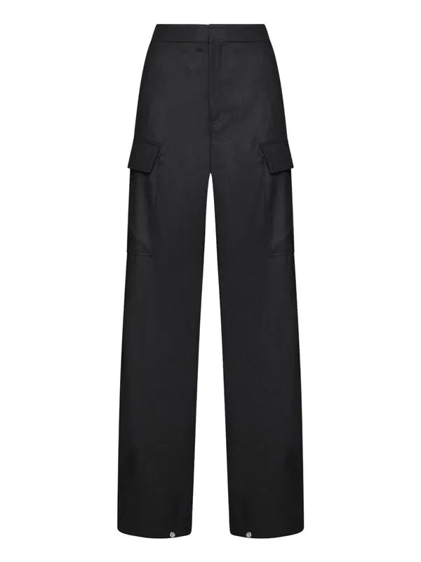 Filippa K High-waisted Cargo Trousers - Black
