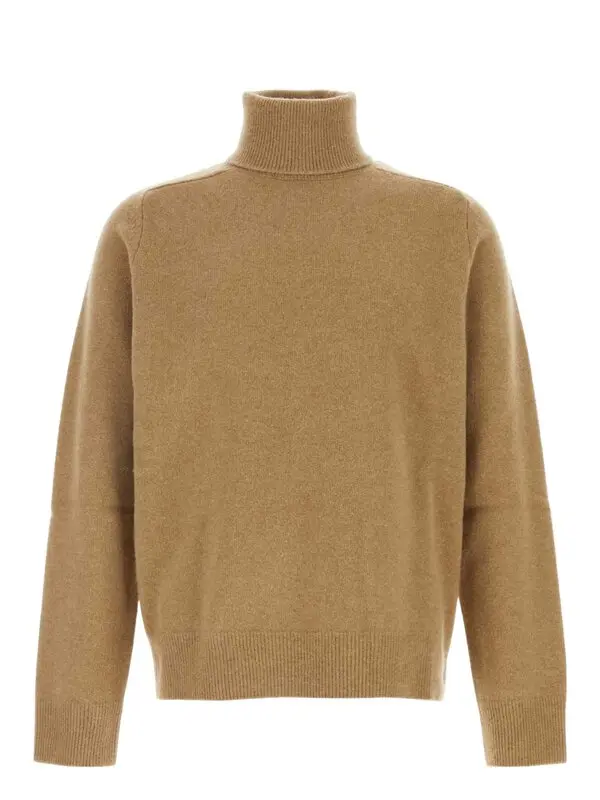MAISON MARGIELA Roll Neck Knitted Jumper - Brown