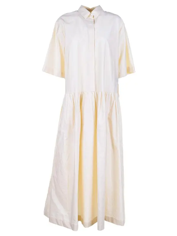 Fabiana Filippi Button-up Midi Dress - White