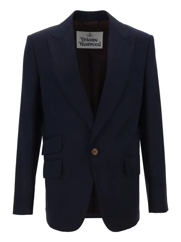 VIVIENNE WESTWOOD Single-breasted Jacket - Black