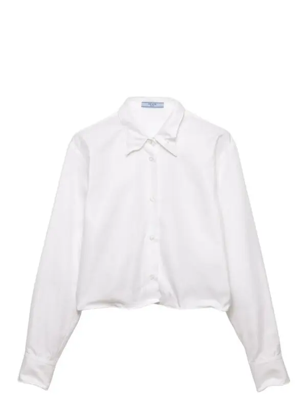 Prada Shapeable Cotton Shirt - White