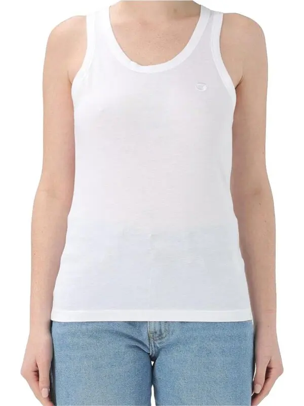 Coperni Logo Detailed Sleeveless Tank Top - White