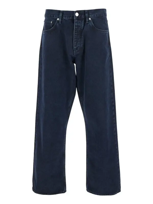 SUNFLOWER Regular Fit Jeans With Logo Patch - Black