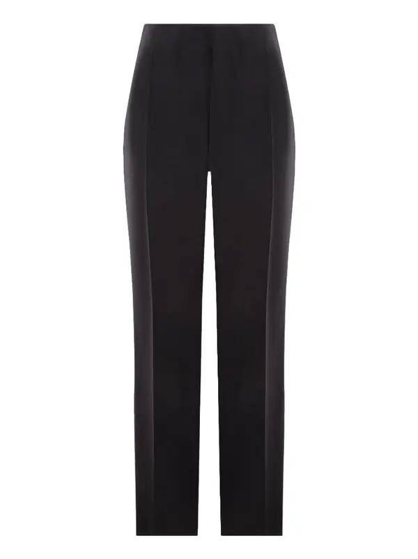 THE ROW Mid Rise Tailored Trousers - Black