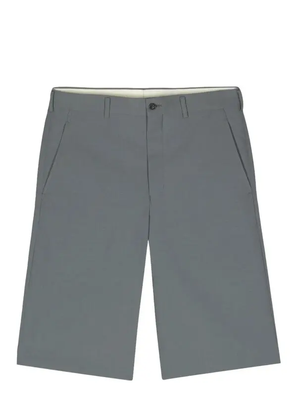 Comme Des Garçons Mid-rise Bermuda Shorts - Gray