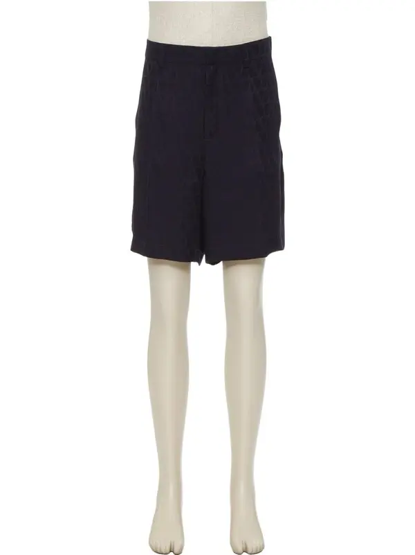 Valentino Garavani Toile Iconographe Jacquard Bermuda Shorts - Black