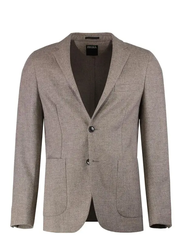 Zegna Single-breasted Tailored Blazer - No