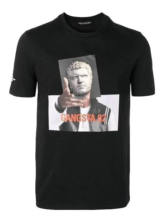 Neil Barrett Gangsta T-shirt - Gray