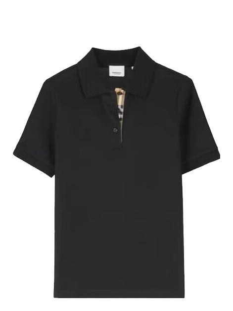 Burberry Cotton Polo Shirt - Black