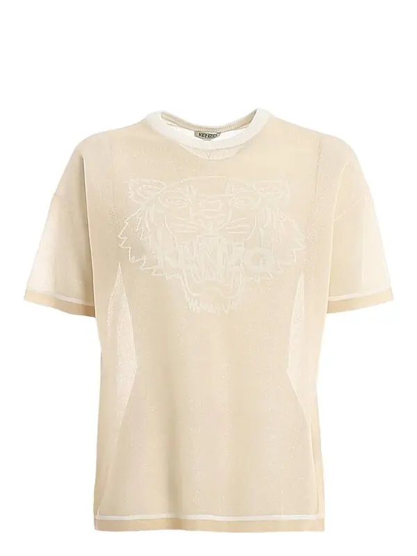 Kenzo Tiger Intarsia T-shirt - Nude