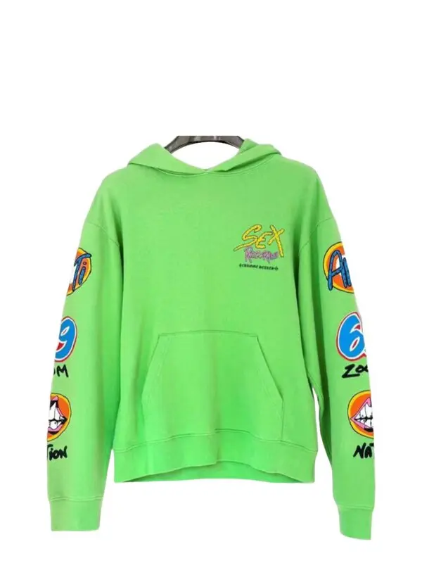 Chrome Hearts Long Sleeve Hooded Sweatshirt - Green