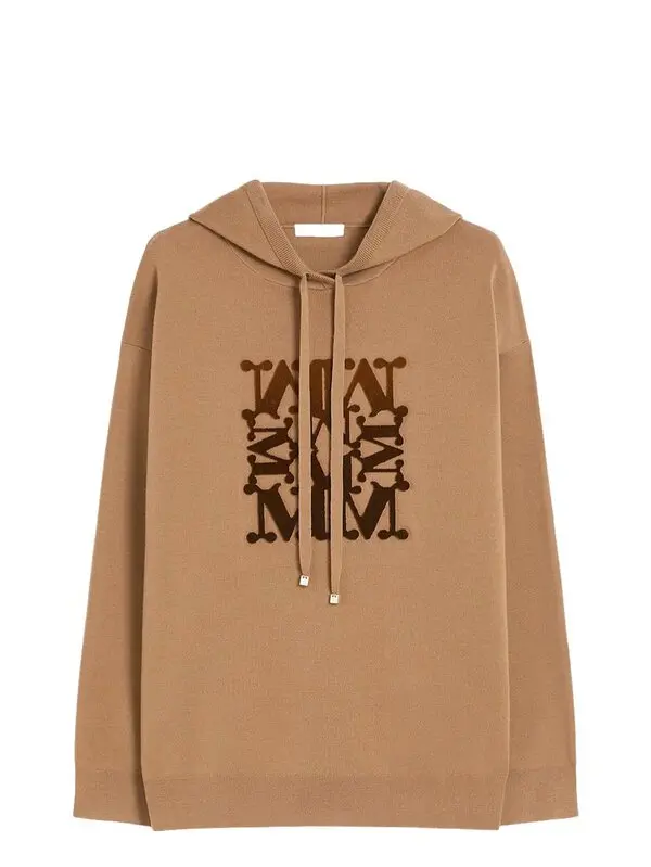 Max Mara Taddeo Drawstring Knitted Hoodie - No