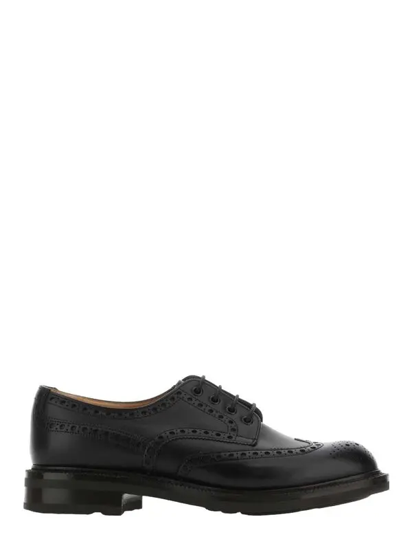 Church's Polished Leather Lace-up Brogues - Black
