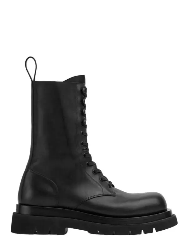 Bottega Veneta Lug Lace-up Boots - Black