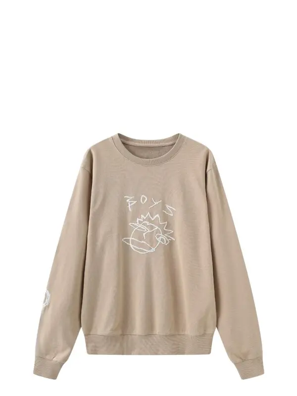 Marissa Chiara Crewneck Sweatshirt - Khaki