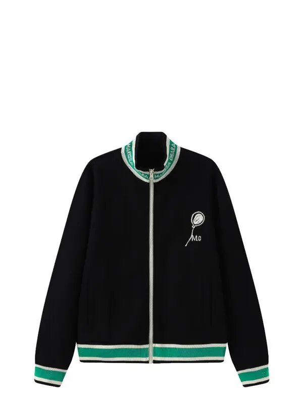 Marissa Chiara Zip-up Long Sleeve Jacket - Black