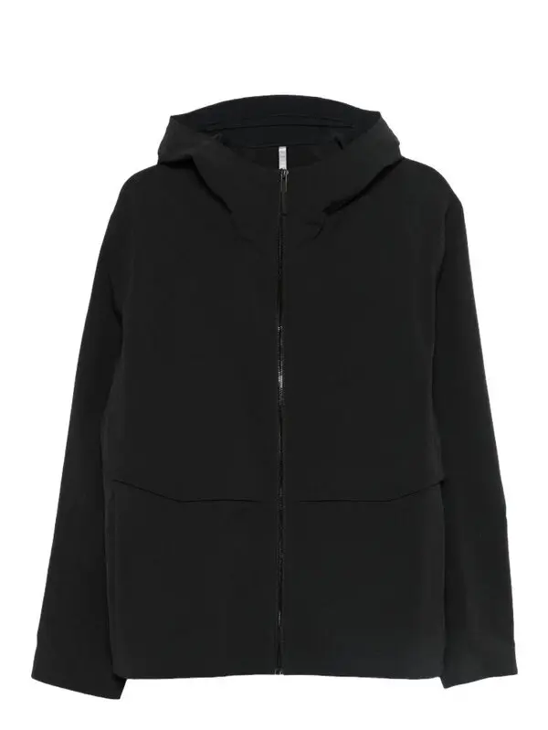 Veilance Hooded Zip-up Jacket - Black
