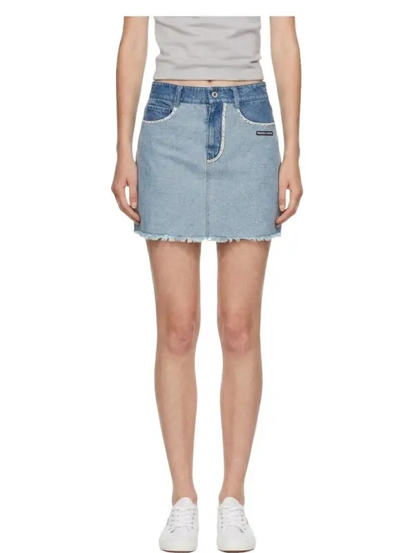 Marissa Chiara Denim Skirt - Blue