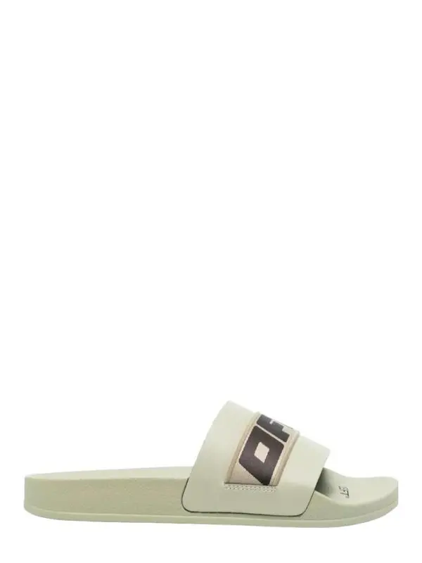 Off-White Industrial Logo Slides - Nude