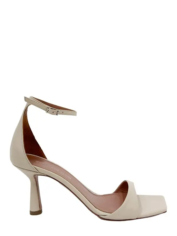 GIULIANO GALIANO Lina Ankle Strap Sandals - Light Brown
