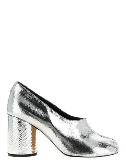 MAISON MARGIELA Tabi Broken Mirror Pumps - Silver