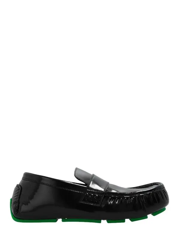 Bottega Veneta Logo Casual Loafers - Black