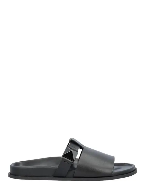 Valentino Garavani Roman Stud Detail Sandals - Black