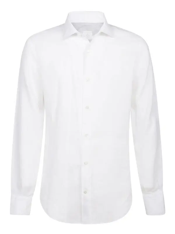 Eleventy Long Sleeve Shirt - White
