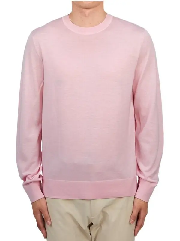 Theory Round Neck Sweater - Pink