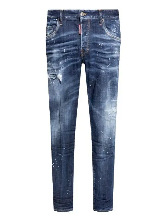 Dsquared2 Skater Distressed Jeans - Blue
