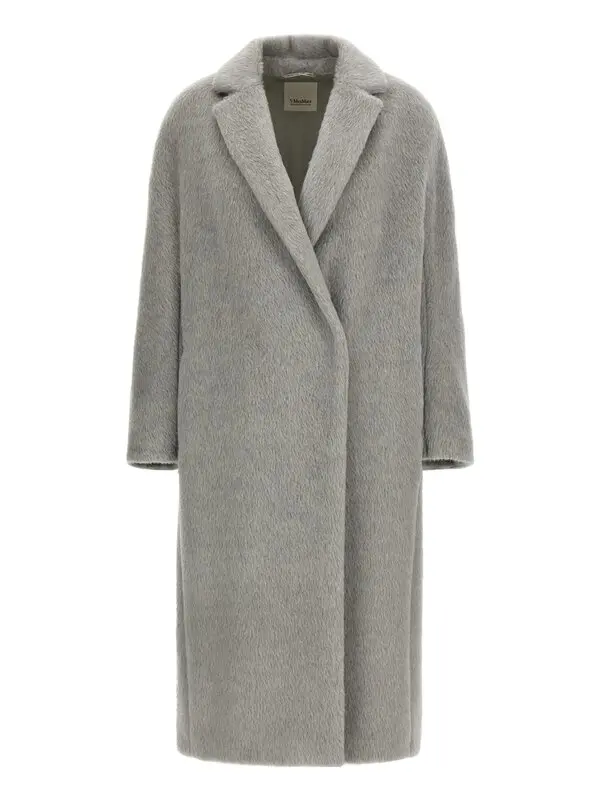 Max Mara Giorgia Long Coat - Gray