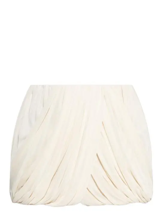 Isabel Marant Étoile Draped Pleated Mini Skirt - Cream